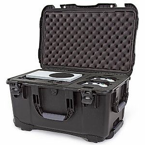 Nanuk 938 Waterproof Hard Case with Wheels and Foam Insert for Xbox Series X or S - Black