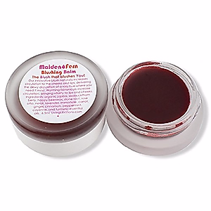 Living Libations - Organic Maiden Fern Blushing Balm | Natural, Wildcrafted Clean Beauty (.17 oz | 5 ml)