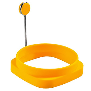 Fried Egg High Temperature Resistance Flexible Food Grade Double-sided Square Round Egg Fryer Mould for Home Fried Egg Ring