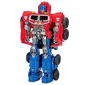 Transformers Bumblebee Cyberverse Adventures Dinobots Unite Smash Changer Optimus Prime Action Figure, Toys for 6 Year Old Boys and Girls and Up, 9-Inch