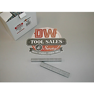 Spotnails 6805PG 3/8" Crown x 5/8" Leg 18 Gauge Galvanized Staple Similar To Snco "M" and Duo Fast W18 Staples, 5,000 Per Box