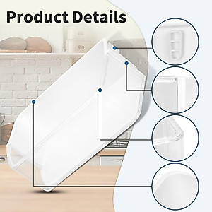 DA97-12657A Refrigerator Left Door Shelf Bin Replacement for Samsung Refrigerator Parts RF260BEAESR RF261BEAESR RF261BEAESP Replace DA63-07104A,DA63-06867,AP5621270,2813223,PS4176661 /Appliance Parts