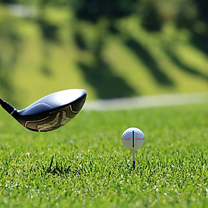 NuRich Golf Ball Line Marker Tool | Golf Ball Putting Alignment Marking Tool | Golf Accessories Tool | Fits in Golf Bag and Easy to Carry on Golf Course | 2 Pack