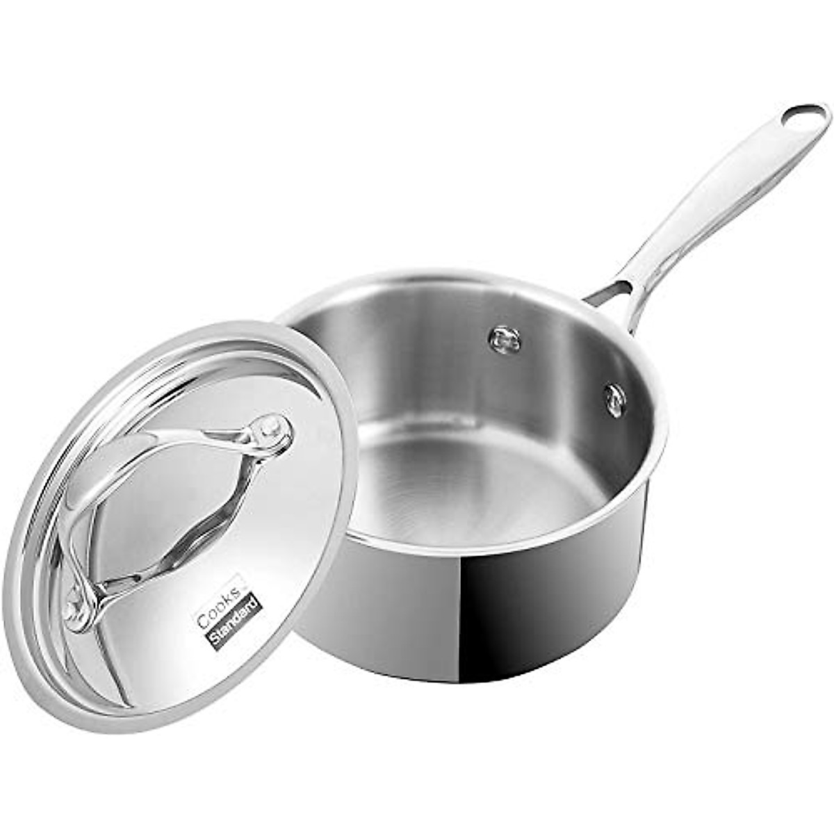 Cooks Standard Multi-Ply Clad Stainless Steel Cookware Set, 9 Piece, Silver