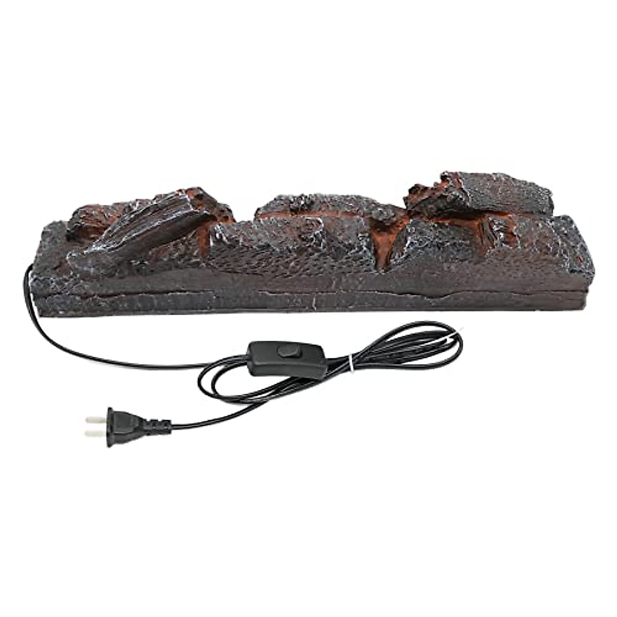 MOBUKJUU Electric Simulation Charcoal Fake Firewood Charcoal Fire Decoration Charcoal Flame Lamp Fireplace Firewood Props Decoration