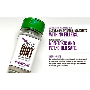 Houseplant Superfood and Fertilizer | Makes 4 Gallons | Organic Premium Concentrate | Easy Use 3oz (1 Shaker)