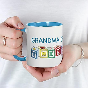 CafePress Grandma Of Twins Mug Ceramic Coffee Mug, Tea Cup 11 oz