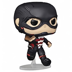 Funko Marvel: Falcon and The Winter Soldier - John F. Walker as U.S. Agent Pop! Vinyl Figure (Bundled with Compatible Pop Box Protector Case)