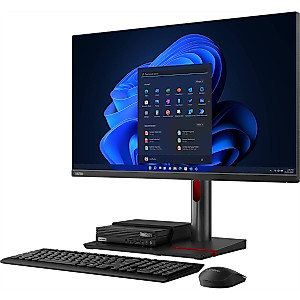 Lenovo ThinkCentre M90q Gen 3 Tiny Desktop Computer, Intel Core i5-12500 3.0GHz, 8GB RAM, 256GB SSD, Windows 11 Pro, Black