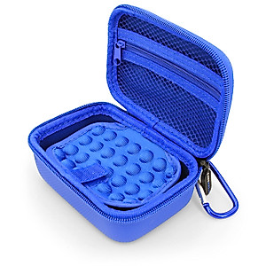 CASEMATIX Retro Handheld Game Console Case Compatible with HigoKids QS4 Portable Retro Video Game Player, Mademax RS-1 Gaming Console, E-MODS Arcade Pocket Player and More Up to 4.75", Blue Case Only