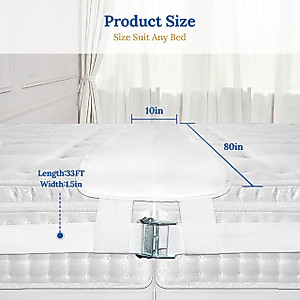 Homecozy Bed Bridge Twin to King Converter Kit - Split King Gap Filler for Adjustable Bed - Twin and Twin XL Mattress Connector - Split King Bed Connector