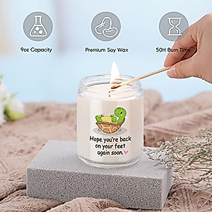 GSPY Candles, Get Well Soon Gifts for Women, Men - Funny Get Well Gifts, Recovery Gifts, Get Well Gifts for Women After Surgery - Cheer up Gifts, Get Better Soon Gifts for Patient, Sick Person