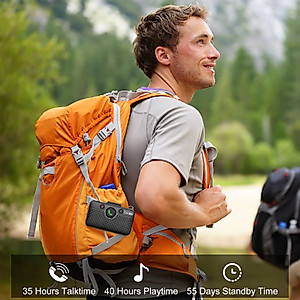 Lavales Car Bluetooth 5.3 Speaker, Handsfree Bluetooth Car kit for Cell Phone, Support Siri Google Voice Assistant/Motion AUTO ON, Car Phone Speakerphone with Visor Clip