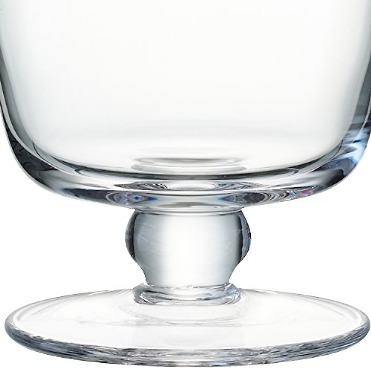 LSA International Serve Tall Dish (4 Pack), 4.5", Clear
