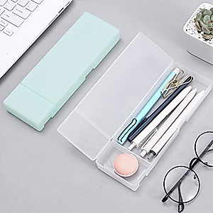 Tofficu 3pcs Pencil Box Pencil Case Pen Pencil Stationery Storage Box Pencil Case Students Stationery Holder Box for Pens Pencils Markers