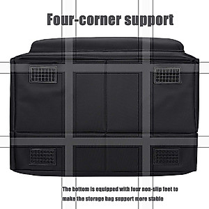 BUBM Desktop Gaming Computer Tower PC Carrying Case Travel Storage Bag for Tower Case, Monitor(Up to 27 inch), Keyboard and Mouse-Black