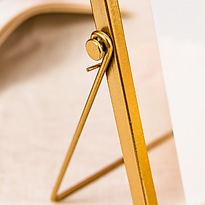 Calculs Wedding Memorial Table Sign | 10x8 inch Clear Floating Picture Frame with Removable Paper in Loving Memory Plaques Remembrance Art Table Decoration Gold