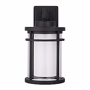 Home Decorators Collection, DW7178BK, LED Outdoor Black Medium Wall Light