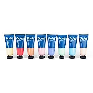 Sculpd Acrylic Paint Set, 8 x 22ml Tubes of Premium Coloured Acrylic, Heavy Body & Vibrant Colors, Paint on Air Dry Clay, Canvas, Ceramic, Fabric, Wood & More, Pastel Tones