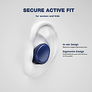 KOSETON E9 True Wireless Earbuds, Royal Blue – Wireless in-Ear Headphones for Running and Sport – Bluetooth Earbuds with a Comfortable, Secure Fit, 30 Hour Battery, Great Sound