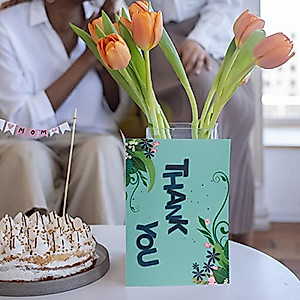 OWOXER Thank You Card, Pop Up Thank You Cards For Teachers & Friends, Love Card, 3D Greeting Card, Retirement Card, Birthday Card With Envelope.