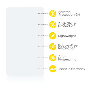 upscreen Matte Screen Protector Glass Film compatible with Microsoft Surface Duo 2 (Outer display) - Anti-Glare, Anti-Fingerprint, 9H Glass Protection