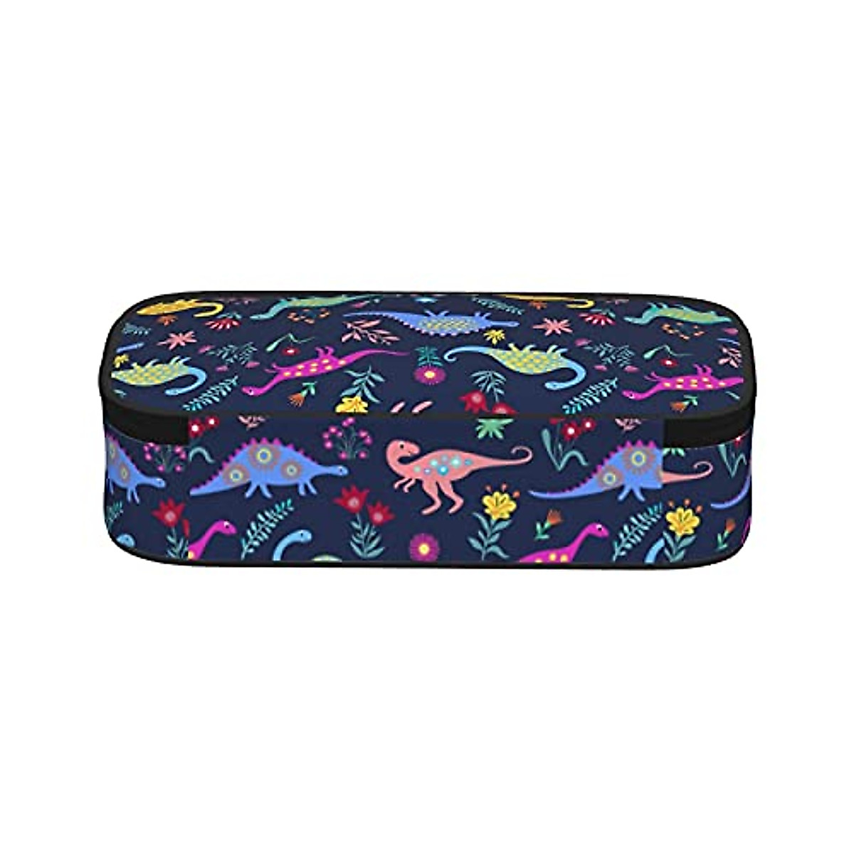 Gocerktr Dinosaurs Pencil Case Organizer Large Capacity with Compartments Pen Bag Multifunction Makeup Bag for Women