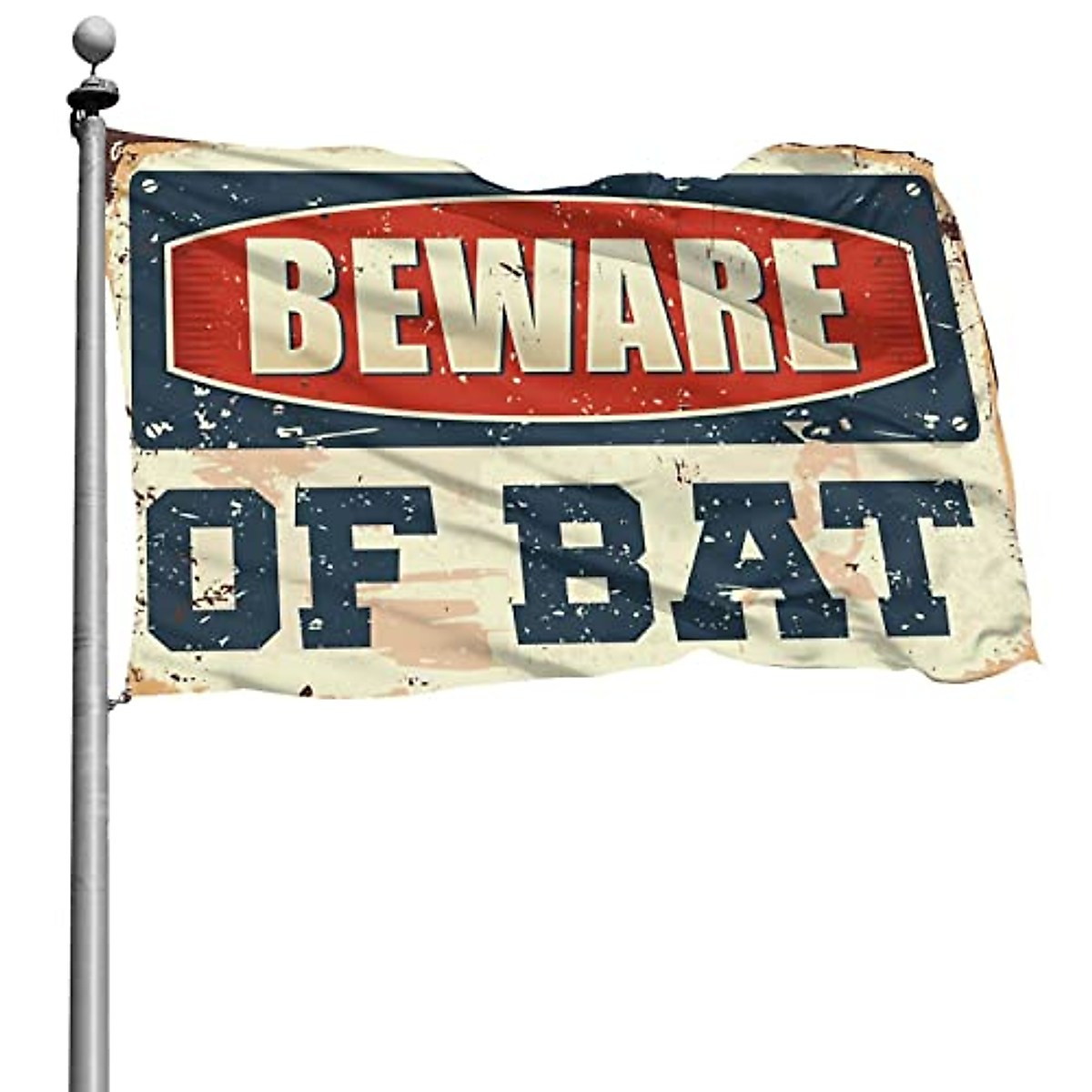 Flags to Hang in Your Room Beware of Bat Flag Grill Gifts for Dad Flags for Boys Room (Size : 152X244CM)