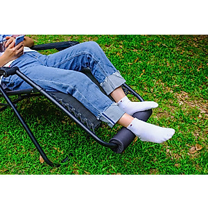 Zero Gravity Chair Cushion for Foot Rest, TOPJUM Footrest Cushion for Anti Gravity Folding Recliner, Footrest Padding for Patio Lawn Outdoor Chair, Lounge Accessory for Tall User