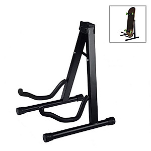 mkki Skateboard Storage,Display, & Organizer,Longboard Skate Stand,Portable Skateboard Stand Holder for Skateboard or Longboard Skate, Skateboard Accessories/No Skateboard
