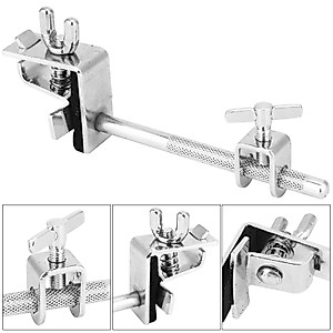 Watris Veiyi Cowbell Clamp Up or Down Adjustment, Bass Drum Hoop, WC51 Cowbell Holder, Jazz Drum Kit Hoop Clamp, Cowbell Instrument Accessories for Drummer Rattle