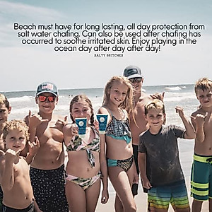 Salty Britches Waterproof Anti Chafing Ointment, Chafing Gel, Half Marathon Essentials, Anti-Chafe, Military Gear Essential, Running Essentials, Gifts for Runners - Rose Scented - 2pk