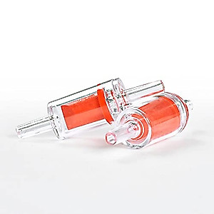 BornFeel Aquarium Air Pump Splitter 10 in 1 Set 3-Way Air Flow Control Lever Valve & 3 Non-Return Check Valves & 6 Suction Cups for Fish Tank Airline Air Tube Hose