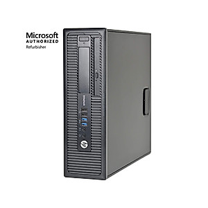 HP EliteDesk 800 G1-SFF, Intel Core i7-4770 3.4GHz, 16GB RAM, 500GB Hard Drive, DVDRW, Windows 10 Pro 64Bit (Renewed)