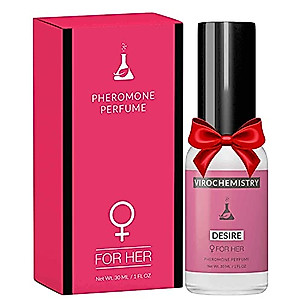VIROCHEMISTRY Pheromones For Women (Desire) - Elegant, Ultra Strength Organic Fragrance Body Perfume (1 Fl. Oz)
