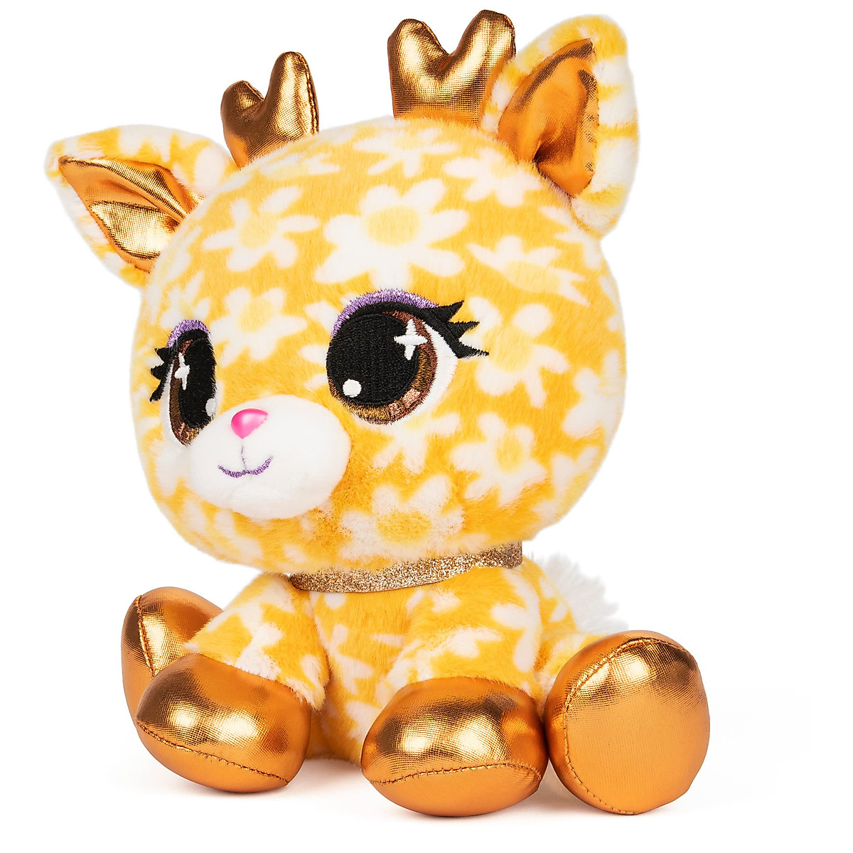 GUND P.Lushes Designer Fashion Pets Quinn O’Bearci Teddy Bear Premium Stuffed Animal, Pink/Purple, 6”