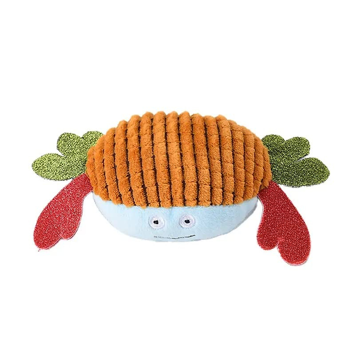 Zoom and Chew Dog Toys, Dog Plush Toy for Large Breed,Tug of war, Squeaky Dog Toys with Crinkle Paper, Dog Chew Toys for Puppy, Small, Medium, Large Dogs (Crab)