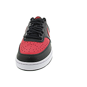 Nike Court Vision Low Men's Sneaker, Black University Red White, 11 US