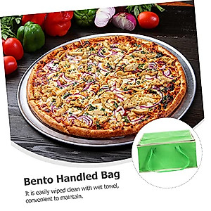 ULTECHNOVO 1pc Bag Grocery Bags Insulated Bags for Food Transport Cooler Bags Insulated Pizza Carrier Bag Car Cooler Car Food Camping Tote Take-out Insulated Bag Bento Handled Bag Lunch Bag