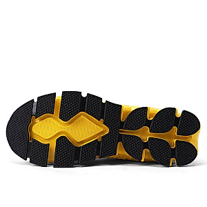 Vooncosir Women's Running Shoes Comfortable Fashion Non Slip Blade Sneakers Work Tennis Walking Sport Athletic Shoes Yellow