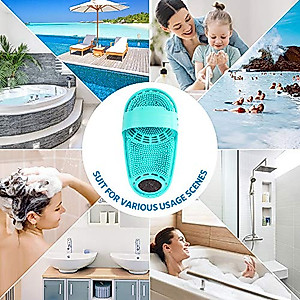 meidong Silicone Shower Foot Scrubber Personal Foot Massage and Cleaning, Non-Slip Foot Scrubber for Men and Women (1PCS Green)