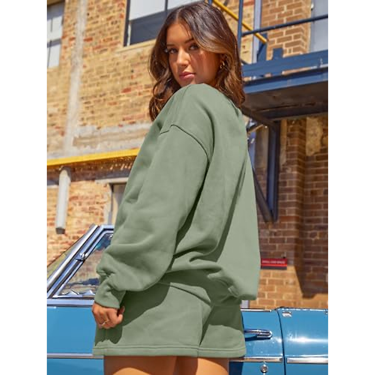 AUTOMET Womens Two Piece Outfits 2 Piece Lounge Matching Sets Sweatsuits Soft Shorts Fashion Fall Clothes Sweatshirts Hoodies