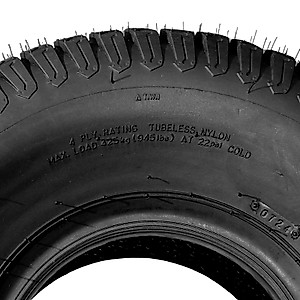 MOTOOS 20x8.00-8 Lawn Mower Garden Tractor Golf Cart Tires 20x8.00x8 Tubeless Turf Tires 4 Ply Load Range B Pack of 2