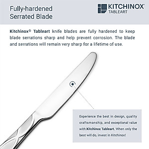 Kitchinox Flatware, Service for 4/20 Piece Set, Willow Sand