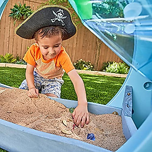 KidKraft Shark Escape Outdoor Toddler Climbing Toy with Ocean Theme Helps Build Gross Motor Skills, Gift for Ages 3-5