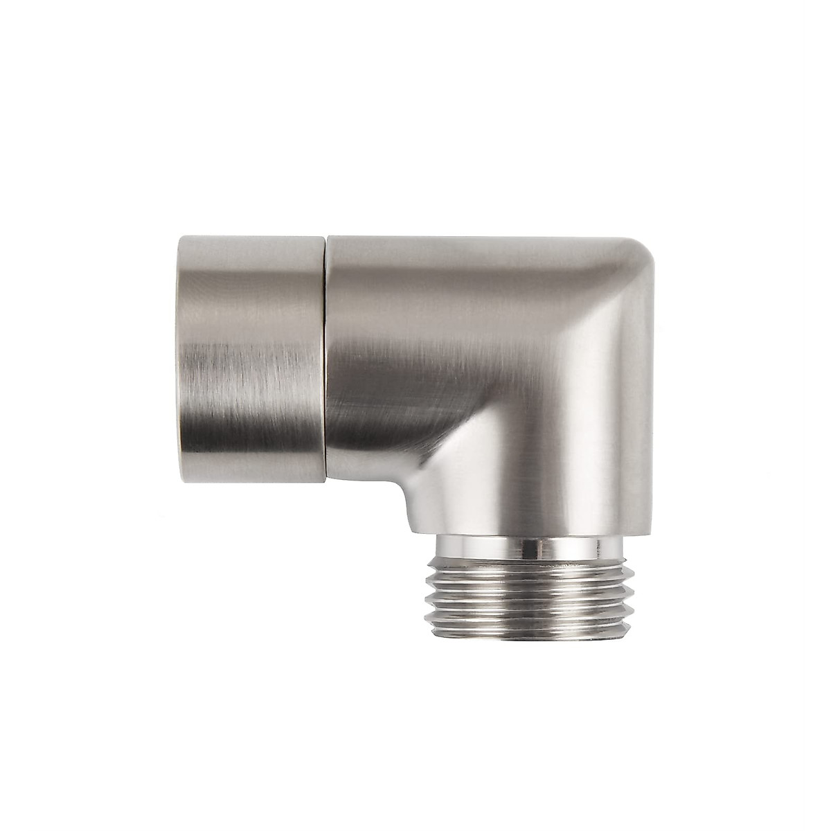 Worldwhere 90 Degree Shower Elbow Adapter for Shower Head,Handhold Shower Head Elbow Adapter,Brushed Nickel