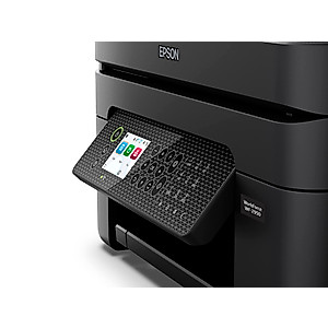 Epson Workforce WF-2950 All-in-One Wireless Color Inkjet Printer for Home Office, Black - Print Scan Copy Fax - 2.4" LCD, 33 ppm, 5760 x 1440 dpi, Auto Duplex Printing, 30-Sheet ADF