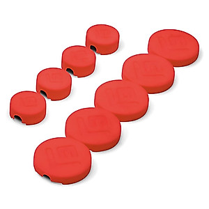 Wall Mount Covers Caps by FLOATING GRIP - Add a bright color to your FLOATING GRIP Wall Mount - Compatible with FLOATING GRIP Wall Mounts (Red)
