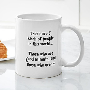 CafePress Math People Black Ceramic Mug Ceramic Coffee Mug, Tea Cup 11 oz
