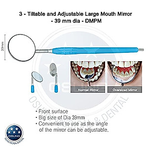 Mouth Mirrors Large Dia Edition 3 Piece Set - C-1043